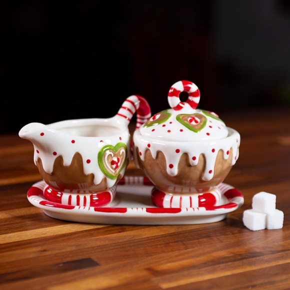 Blue Sky | Dining | Blue Sky Clayworks Gingerbread Sugar And Creamer ...
